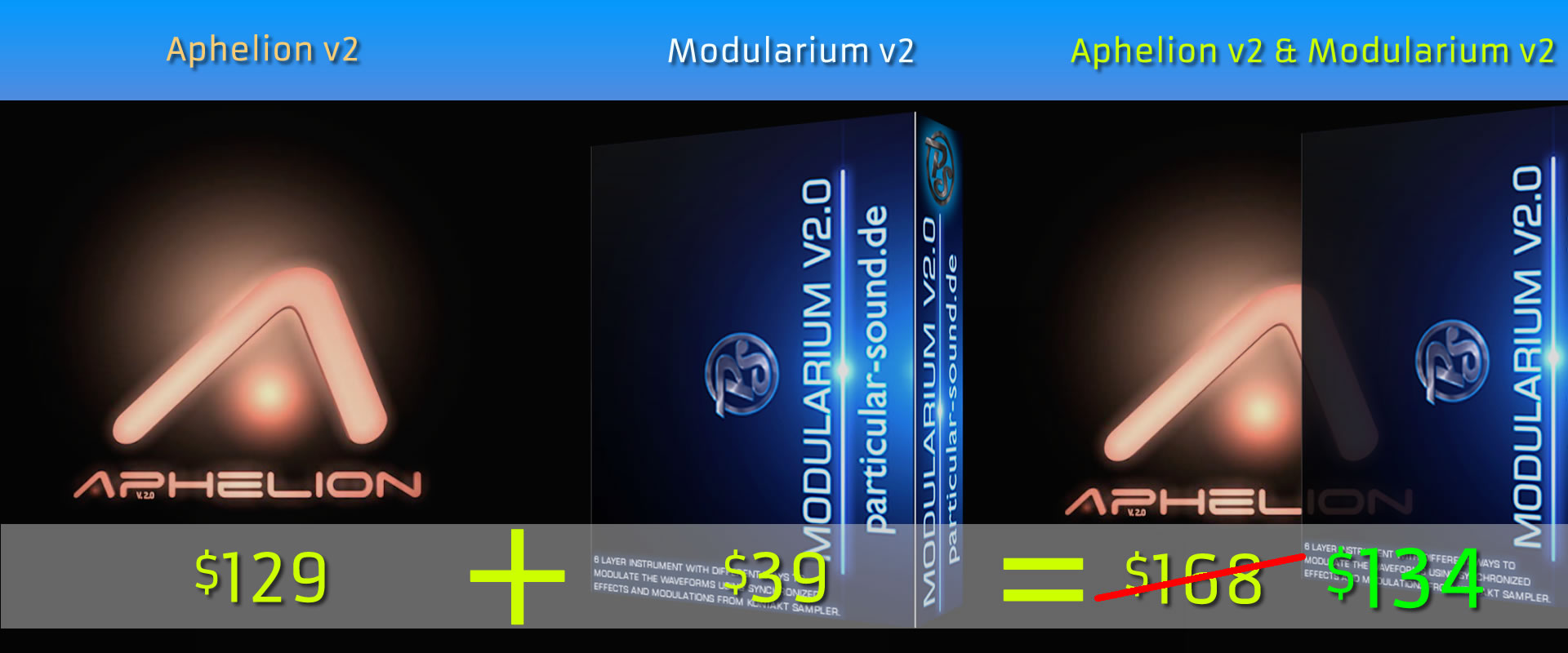 Aphelion & Modularium Savings Bundle | Particular-Sound.de